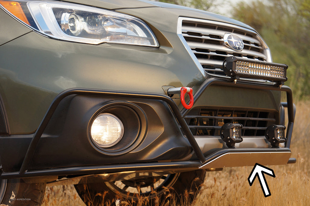 Front plate Outback Big bumper guard Option Lachute Performance USA