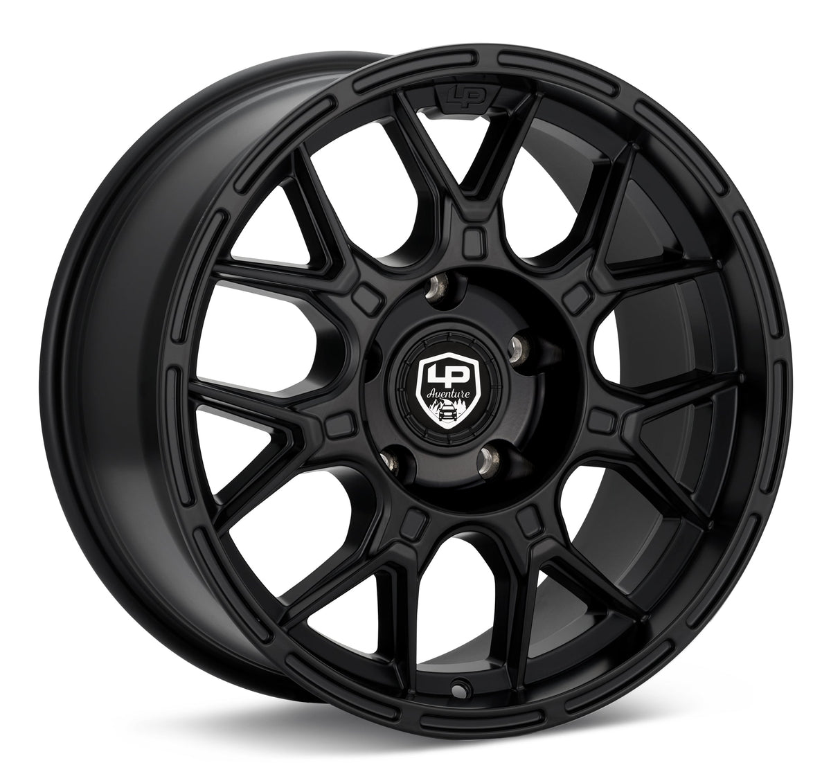 LP Aventure Wheels - LP8- 17x7.5 ET35 5x114.3 - Matte Black – Lachute ...